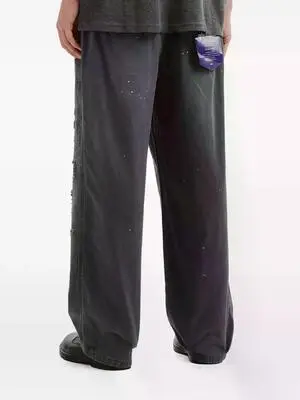 AFTERMATHS Paint-splatter Distressed-effect Jeans