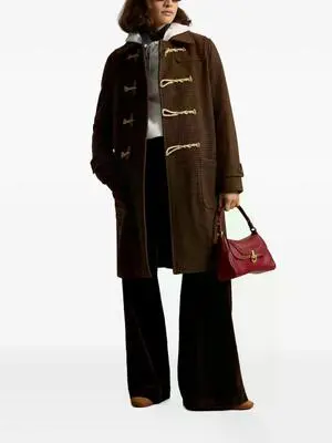 Polo Ralph Lauren Houndstooth Wool Toggle Coat