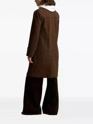 Polo Ralph Lauren Houndstooth Wool Toggle Coat