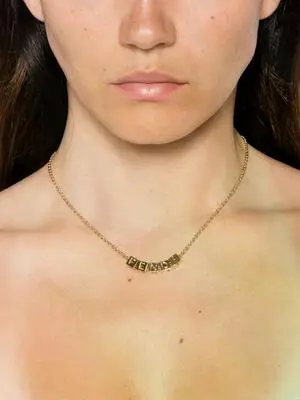 Fendi Logo-dice Pendant Necklace