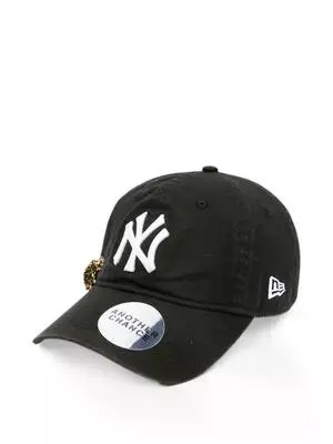 ANOTHER CHANCE Crystal-embellished Logo-embroidered Baseball Cap - Black