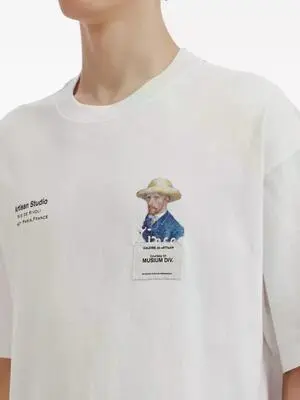 MUSIUM DIV. Graphic-print Logo-patch T-shirt