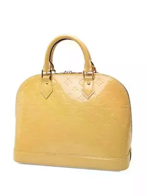 LOUIS VUITTON 2015 Monogram Vernis Alma Pm Handbag