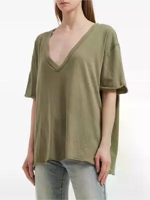 Free People V-neck T-shirt - Green
