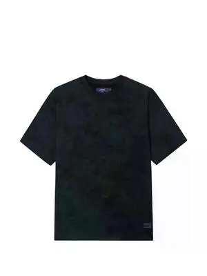 AFTERMATHS Logo-embroidered Acid-wash T-shirt - Black