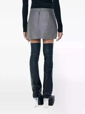 Rick Owens Layered-hem Mini Skirt