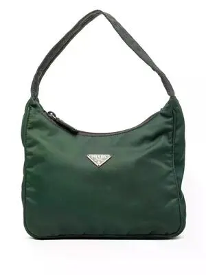 Prada 2019-2026 Mini Tessuto Re Edition 2000 Shoulder Bag - Green