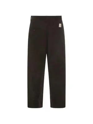 Carhartt Work In Progress Brady Logo-patch Trousers - Black