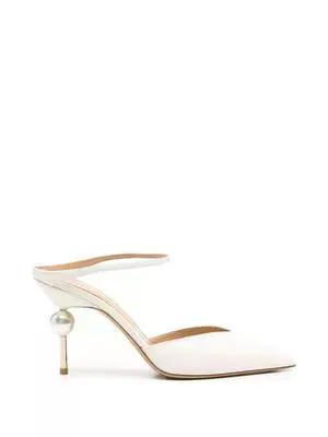 CAMILLA GABRIELI Emma Pearl-embellished Pumps