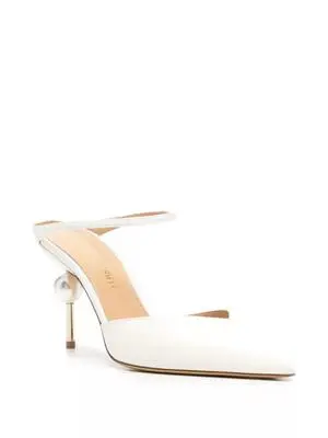 CAMILLA GABRIELI Emma Pearl-embellished Pumps