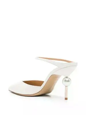 CAMILLA GABRIELI Emma Pearl-embellished Pumps
