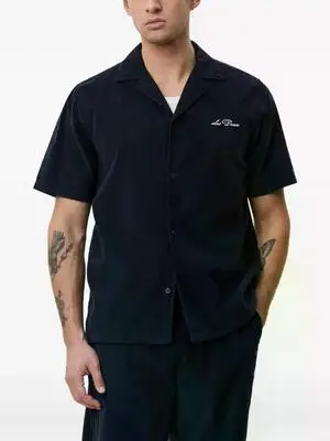 LES DEUX Signature Mini Cord Ss Corduroy Shirt