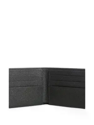 Dolce & Gabbana Calfskin Bifold Wallet With Logo Tag