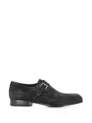 PANTANETTI Buckle-fastening Monk-strap Loafers - Black