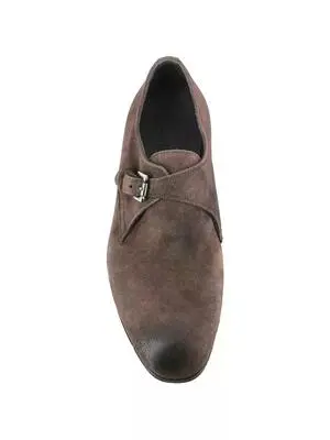 PANTANETTI Buckle-fastening Suede Loafers