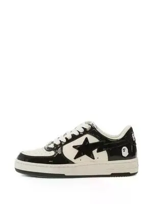 A BATHING APE Sta #1 Leather Sneakers