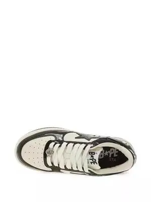 A BATHING APE Sta #1 Leather Sneakers