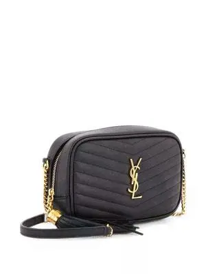 Saint Laurent Lou Camera Bag Matelasse Chevron Leather Mini Crossbody Bag