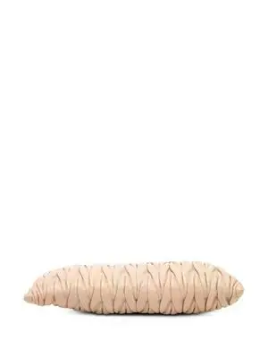 Miu Miu Matelasse Nappa Frame Clutch With Strap - Brown