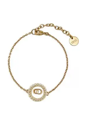 Dior Petit Cd Faux-pearl Bracelet - Gold