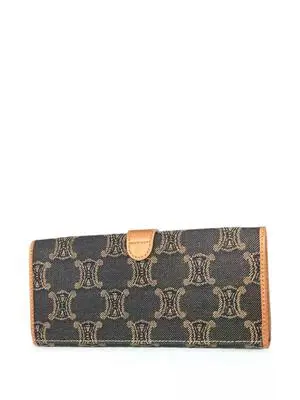 Celine 1990-2000s Macadam Bifold Wallet