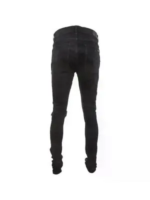 Amiri Distressed Paint-drip Jeans