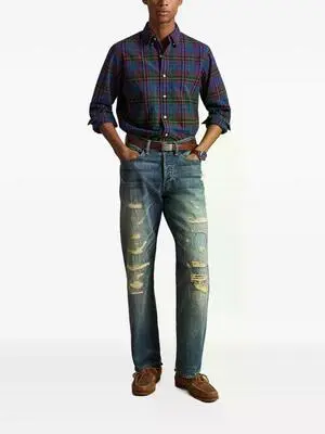 Polo Ralph Lauren Tartan-print Button-down Shirt