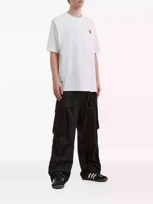 AFTERMATHS Logo-patch Wide-leg Cargo Pants