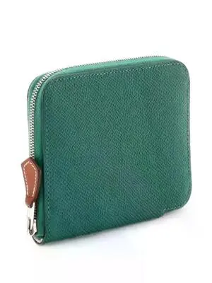 Hermès Azap Zip Around Wallet Silk'in Epsom Compact Small Wallets