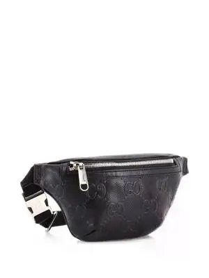 Gucci Gg Embossed Perforated Leather Small Belt Bag