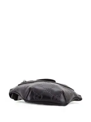 Gucci Gg Embossed Perforated Leather Small Belt Bag