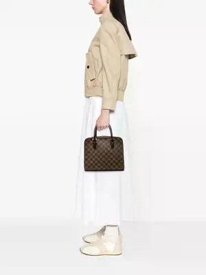 LOUIS VUITTON 2001 Damier Ebene Triana Handbag