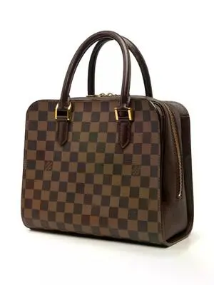 LOUIS VUITTON 2001 Damier Ebene Triana Handbag