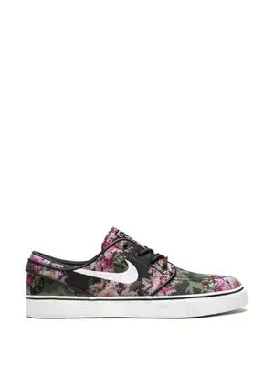 Nike Floral-print Sneakers - Black