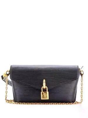 LOUIS VUITTON Padlock On Strap Handbag Epi Leather Crossbody Bag