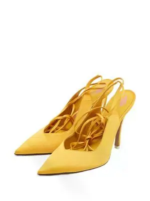 Attico Venus Ankle-wrap Pumps