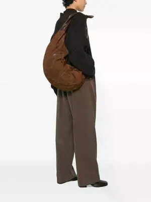 AUTENTICA 504 Suede Shoulder Bag