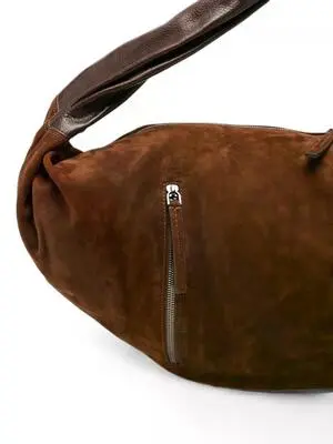 AUTENTICA 504 Suede Shoulder Bag