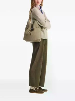 Longchamp Le Roseau M Shoulder Bag - Neutrals