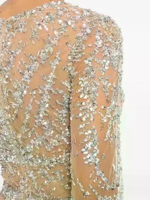 Zuhair Murad Sequin-embellished Tulle Dress