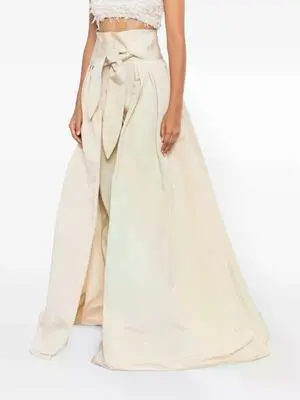Naeem Khan Overskirt Silk Trousers