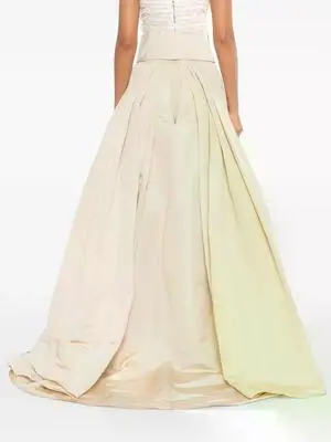 Naeem Khan Overskirt Silk Trousers