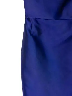 Marchesa Bow-detail Asymmetric Gown