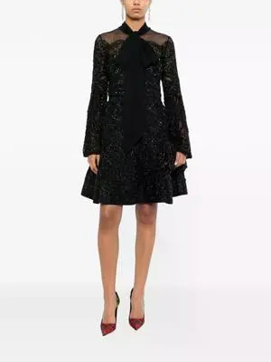 Elie Saab Embellished Tulle Dress
