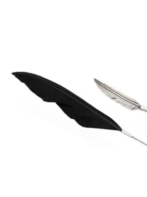 ANN DEMEULEMEESTER Mies Feather Earrings