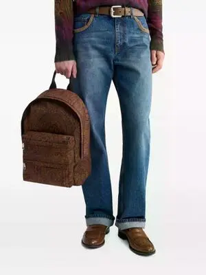 Etro Nylon Backpack With Arnica Motif