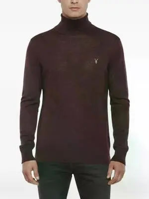 ALLSAINTS Mode Merino Roll-neck Sweater - Red