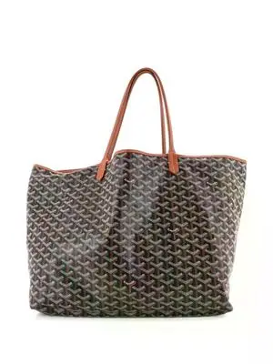 Goyard Saint Louis Coated Canvas Gm Tote Bag - Brown