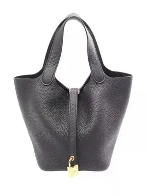 Hermès 2025 Clemence Picotin 18 Handbag - Black