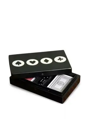 CU I SEEYOU Playing Card-motif Games Box - Black